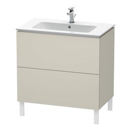 Duravit Waschtischunterschrank L-Cube 82x48,1cm, Tau matt, 2 Ausz&uuml;ge, stehend (LC662608383)