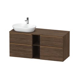 Duravit Waschtischunterschrank D-Neo 140x55cm, 2 SBK, 2 A, B L, b geb/Nu dkl. (DE4970L04210000)