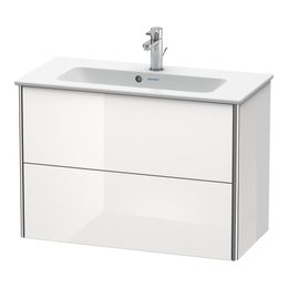 Duravit Waschtischunterschrank Compact XSquare 81x38,8cm, f Gr hgl, 2 Schubk., wandh&auml;ngend (XS416608989)