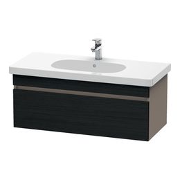 Duravit Waschtischunterschrank DuraStyle 100x45,3cm, E sw/Bas ma, 1 Ausz., wandh&auml;ngend (DS638501643)