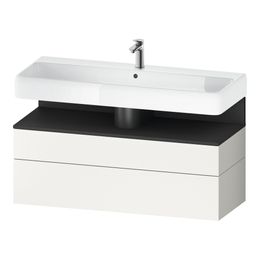 Duravit Waschtischunterschrank Qatego 119x47x59cm, gra m/we m, 1 Kast, m B (QA4396049840010)