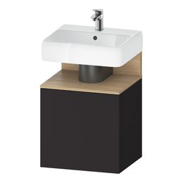 Duravit Waschtischunterschrank Qatego 49x42x64,5cm, 1 T, T r, Ei nat/grap matt (QA4077R30800000)