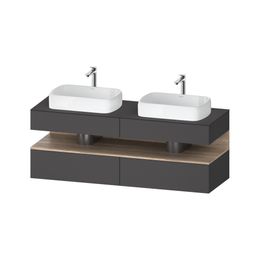 Duravit Waschtischunterschrank Qatego 160x55x60cm, E Ma/Gra m, Pl, B beids. (QA4779055490000)