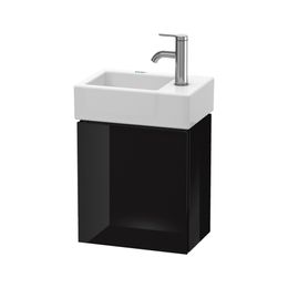 Duravit Waschtischunterschrank L-Cube 36,4x24,1x40cm, wandh&auml;ngend, T&uuml;r li, sw hgl (LC6293L4040)
