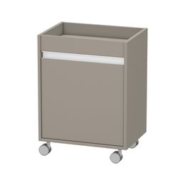 Duravit Rollcontainer Ketho 50x36x67cm, T&uuml;r links, basalt matt (KT2530L4343)