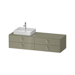 Duravit Waschtischunterschrank White Tulip 160x55cm, B L, st-g g, k Ein/m Be (WT4995LH2H20010)