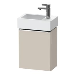 Duravit Waschtischunterschrank D-Neo 36,4x22,2x44cm, 1 T&uuml;r, An R, chr/Taup ma (DE4218R10910000)
