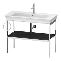 Duravit Waschtisch-Konsole White Tulip 98,4x45cm, Me, bo, HTH li, graph s-matt (WT4544L5858)