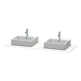 Duravit Konsole XSquare 160x55cm, w m, m 2 Auss, Beck. beids. (XS063HB1818)