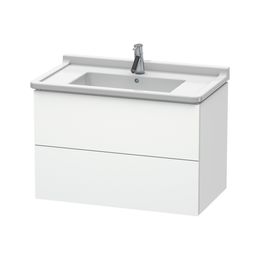 Duravit Waschtischunterschrank L-Cube 82x46,9cm, we. ma, 2 Schub., wandh&auml;ngend (LC626501818)