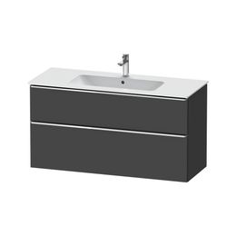 Duravit Waschtischunterschrank D-Neo 121x46,2cm, chr/Gra m, 1 Kast, 1 Ausz. (DE4364010490000)