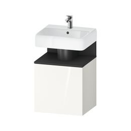 Duravit Waschtischunterschrank Qatego 49x42x64,5cm, 1 T, T r, gra matt/we hgl (QA4077R49220000)