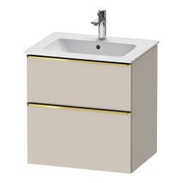 Duravit Waschtischunterschrank D-Neo 61x46,2cm, g pol/Tau m, 1 Kast, 1 Ausz. (DE4361034910000)