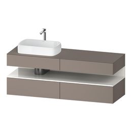 Duravit Waschtischunterschrank Qatego 160x55x60cm, w g/b m, Pl, B li, Nischenb (QA4777022430010)