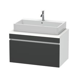Duravit Waschtischunterschrank DuraStyle 90x54,8cm, gra m/we ma, f Kons, 1 Ausz. (DS531304918)