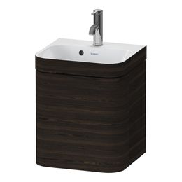 Duravit M&ouml;belwaschtisch-Unterschrank Happy D.2 Plus 40x36cm, 1 T, An re, m HL, Nussb geb. (HP4634O69690000)