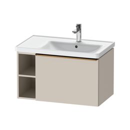 Duravit Waschtischunterschrank D-Neo 78,4x45,2cm, 1 A, B R, bron geb/Taupe ma (DE4257004910000)
