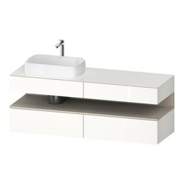Duravit Waschtischunterschrank Qatego 160x55x60cm, T m/we g, Pl, Beck. li (QA4777083220000)