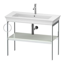 Duravit Waschtisch-Konsole White Tulip 98,4x45cm, Me, bo, HTH li, we s-matt (WT4544L3636)