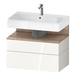 Duravit Waschtischunterschrank Qatego 79x47x59cm, E Ma/w g, 1 Kast, m Nischenb (QA4394055220010)
