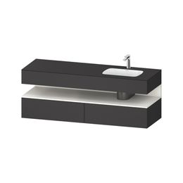 Duravit Einbauwaschtisch-M&ouml;bel-Set Qatego 160x50x60cm, Kon-WTU, B r, w m/Gr ma (QA4796084490000)