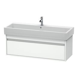 Duravit Waschtischunterschrank Ketho 115x44cm, we matt, 1 Auszug, wandh&auml;ngend (KT668901818)
