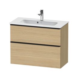 Duravit Waschtischunterschrank D-Neo Compact 81x37,2, sw/Ei N, 1 Kast, 1 Ausz., wandh&auml;ngend (DE43690BD300000)