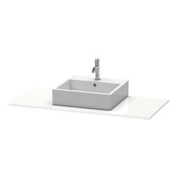 Duravit Konsole XSquare 120x55cm, Tau s-matt, mit 1 Ausschnitt (XS060F06060)