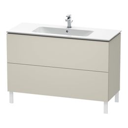 Duravit Waschtischunterschrank L-Cube 122x48,1cm, Tau matt, 2 Ausz&uuml;ge, stehend (LC662808383)