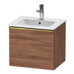Duravit Waschtischunterschrank D-Neo 51x40,2x44cm, 1 A, wd, gol pol/Nussb Nat (DE4260034790000)