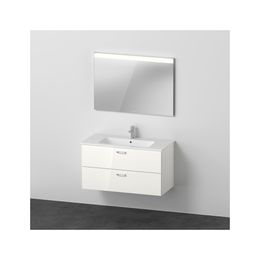 Duravit M&ouml;bel-Set XBase 103x49cm, WT, WTU 2 SchKa., Sp., we. gl (XB007204545)