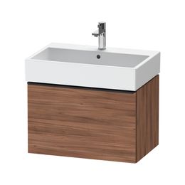 Duravit Waschtischunterschrank D-Neo 68,4x44,2cm, sw/Nuss Nat, 1 Ausz., wandh&auml;ngend (DE42720BD790000)