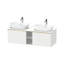 Duravit Waschtischunterschrank D-Neo 140x55cm, 2 A, 1 Pl, B bs, g pol/wei&szlig; ma (DE4950B34180000)