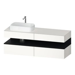 Duravit Waschtischunterschrank Qatego 160x55x60cm, E sw/we m, Pl, Beck. li (QA4777016840000)