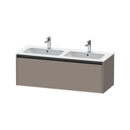 Duravit Waschtischunterschrank Ketho.2 128x48x44cm, 1 Ausz., wandh&auml;ngend, basalt matt (K25066043430000)
