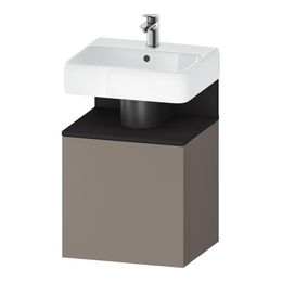 Duravit Waschtischunterschrank Qatego 49x42x64,5cm, 1 T, T l, gra m/ba ma (QA4077L80430000)