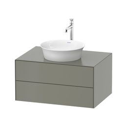 Duravit Waschtischunterschrank White Tulip 80x55cm, st-g m, 2 La, 1 Pl, wandh&auml;ngend (WT498509292)