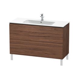 Duravit Waschtischunterschrank L-Cube 122x48,1cm, Nussb dkl., 2 Ausz., stehend (LC662802121)