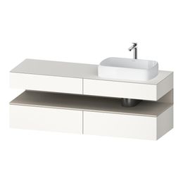 Duravit Waschtischunterschrank Qatego 160x55x60cm, T m/we m, Pl, B r, Nischenb (QA4778083840010)