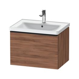Duravit Waschtischunterschrank D-Neo 63,4x45,2cm, sw/Nuss Nat, 1 Ausz., wandh&auml;ngend (DE42540BD790000)