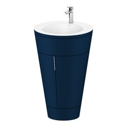 Duravit Waschtischunterschrank c-bonded Set Starck 1 56x86,4x60,5cm, st, Gr. chr, blau s-matt (S19512O10980000)