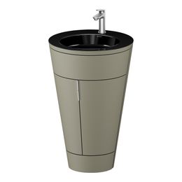 Duravit Waschtischunterschrank c-bonded Set Starck 1 56x86,4x60,5cm, st, G ES ge, st-g s-matt (S19515O70920000)