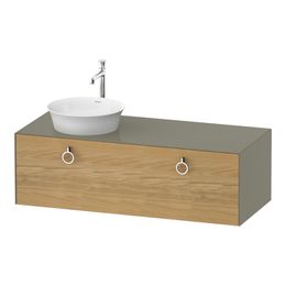 Duravit Waschtischunterschrank White Tulip 130x55cm, 1 AZ m G, B l, E Nat StG hgl (WT4982LH5H2)