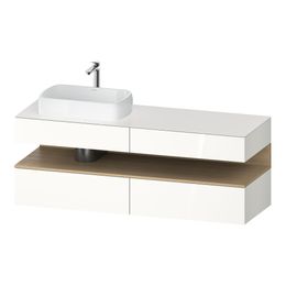 Duravit Waschtischunterschrank Qatego 160x55x60cm, E na/we g, Pl, Beck. li (QA4777030220000)