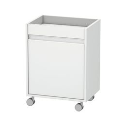 Duravit Rollcontainer Ketho 50x36x67cm, T&uuml;r links, wei&szlig; matt (KT2530L1818)