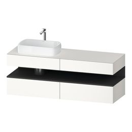 Duravit Waschtischunterschrank Qatego 160x55x60cm, gra m/we m, Pl, B l, B (QA4777049840010)