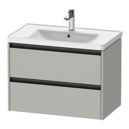 Duravit Waschtischunterschrank Ketho.2 78,4x45,5cm, betongr ma, 2 Schub., wandh&auml;ngend (K25283007070000)