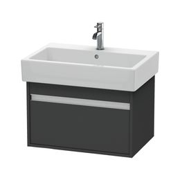 Duravit Waschtischunterschrank Ketho 65x44cm, graph ma, 1 Auszug, wandh&auml;ngend (KT668404949)