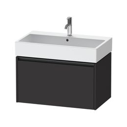 Duravit Waschtischunterschrank Ketho.2 78,4x46cm, graph matt, 1 Ausz., wandh&auml;ngend (K25077080800000)