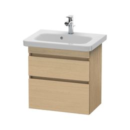 Duravit Waschtischunterschrank Comp DuraStyle 58x36,8cm, Ei Nat, 2 Schubk., wandh&auml;ngend (DS647903030)